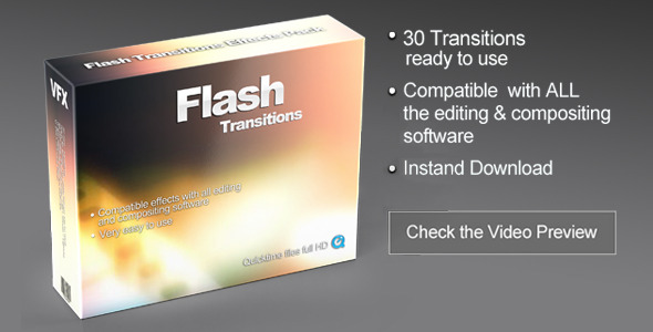 Flash Transitions, Motion Graphics | VideoHive